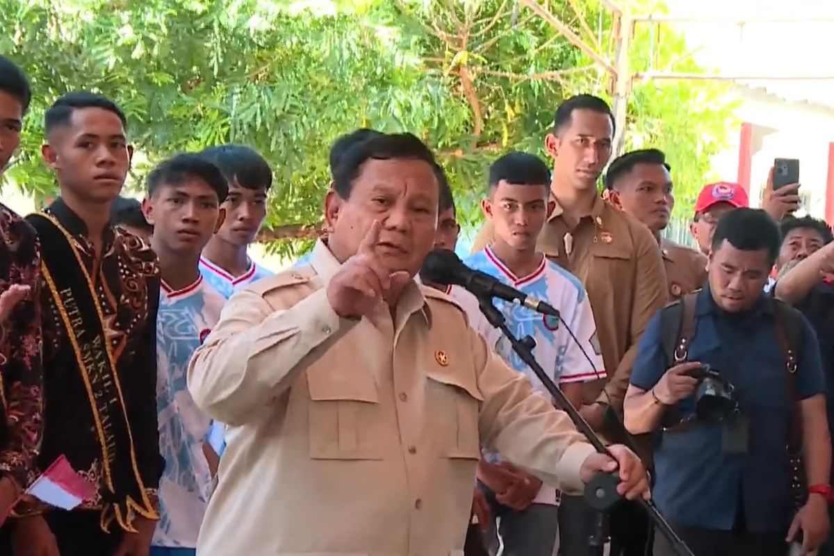 Prabowo Janji Bangun Desa Nelayan hingga Renovasi Sekolah di Miangas