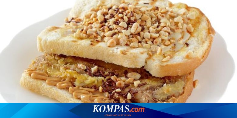 Resep Roti Bakar Pisang Kacang, Menu Sarapan Praktis Pakai Roti Tawar
