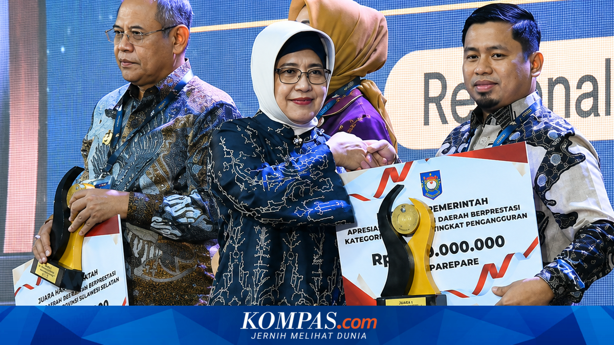 Sukses Tekan Pengangguran, 3 Kota di Sulawesi Raih Penghargaan Pemda ...
