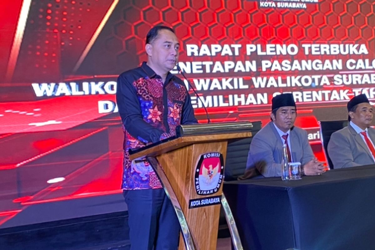 Resmi Ditetapkan Jadi Wali Kota Surabaya, Eri Cahyadi Janji Lanjutkan Program Kerja