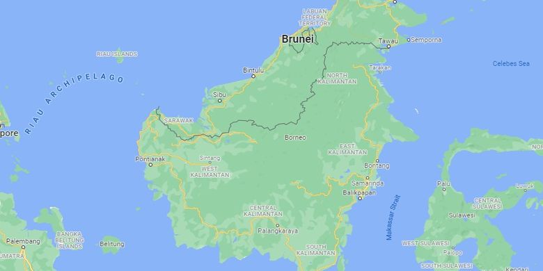 6 Batas Laut Pulau Kalimantan, Salah Satunya Laut Jawa - Kompas.com