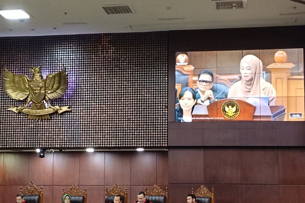 Lesti Kejora Menangis di Sidang MK, Bingung Dilaporkan karena Nyanyi Lagu Yoni Dores