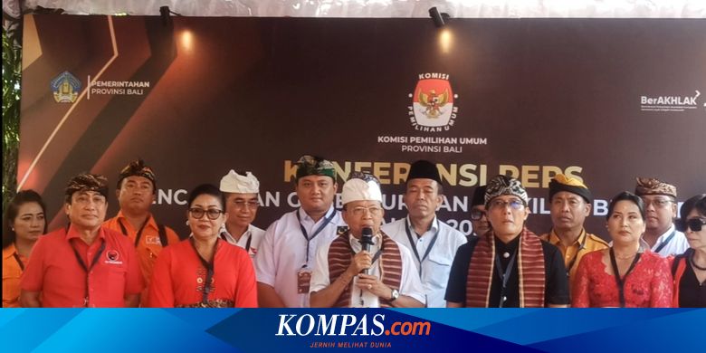 Daftar Lengkap Cagub-Cawagub Pilkada Bali 2024