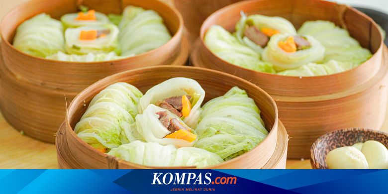 Resep Sawi Putih Gulung Isi Daging, Vegetable Wrap yang Mudah Dibuat
