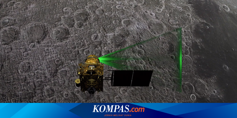 Inilah Foto Penampakan Permukaan Bulan yang Diambil Robot Penjelajah India