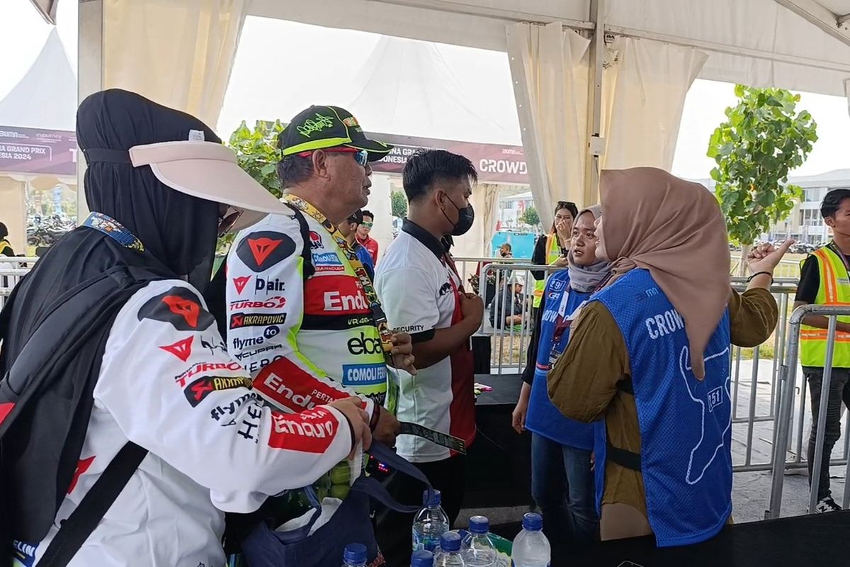 Penonton Mulai Berdatangan ke Sirkuit Mandalika MotoGP 2024