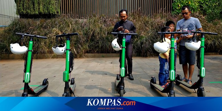 Akhir Pekan, Yuk Jajal Skuter Listrik Grab Wheels