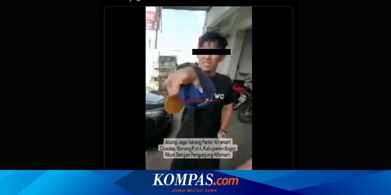 Tukang Parkir Pukul Pelanggan Minimarket di Bogor, Tak Terima Dikasih Uang Rp 400
