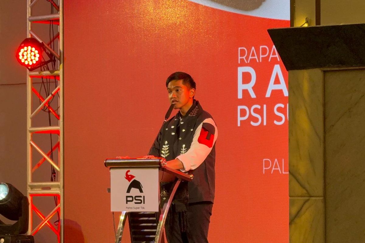Kaesang ke Kader PSI Sulteng: Saya Hadir di Sini Bukan Untuk Main-main