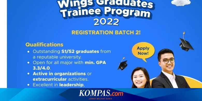 Wings Group Buka Lowongan Kerja Lulusan S1/S2 Semua Jurusan