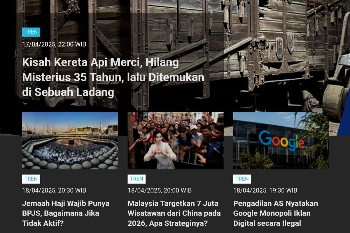 [POPULER TREN] Tanda Kerusakan Ginjal di Pagi Hari | Kereta Api Merci ...