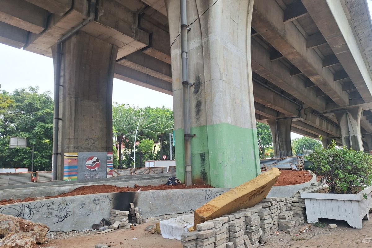 Bakal Ada Taman di Kolong Tol Jakarta Utara, Warga Harap Ada Pagar dan ...