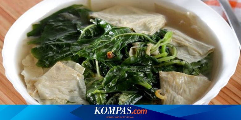 Resep Bening Bayam Kembang Tahu, Menu Makanan Saat Sakit