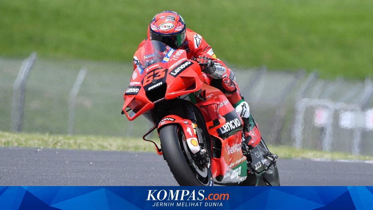 Starting Grid MotoGP Aragon: Baganaia Pole, Rossi Nyaris Paling Buncit