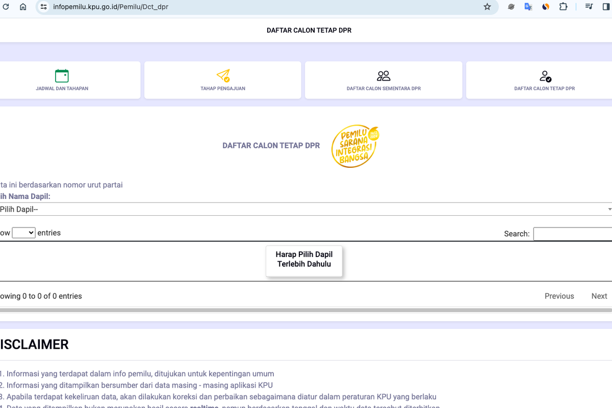 Ini Cara Cek Dapil untuk Pilih Anggota DPR RI hingga DPRD Pemilu 2024