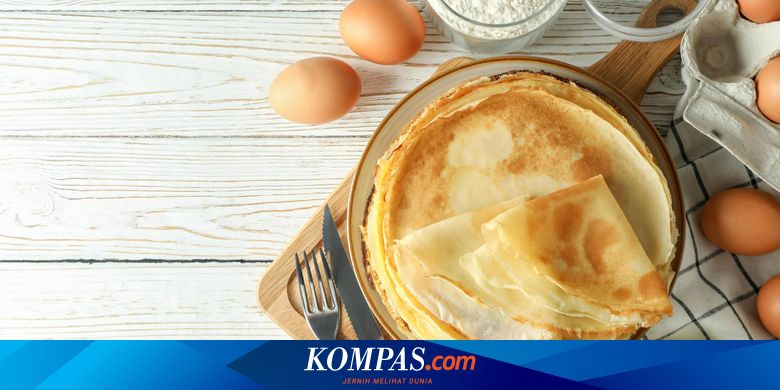 Resep Crepes Sederhana, Cukup 6 Bahan