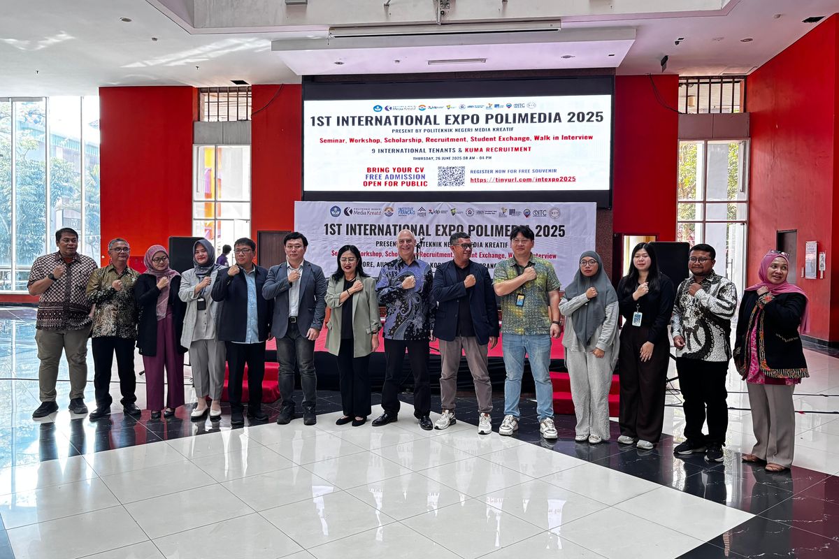Polimedia Gelar Pameran Internasional, Perkuat Wawasan dan Karier Mahasiswa