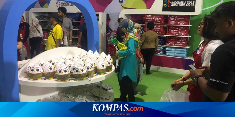 Dalam Dua Jam, 500 Boneka Momo Maskot Asian Para Games 2018 Ludes Terjual