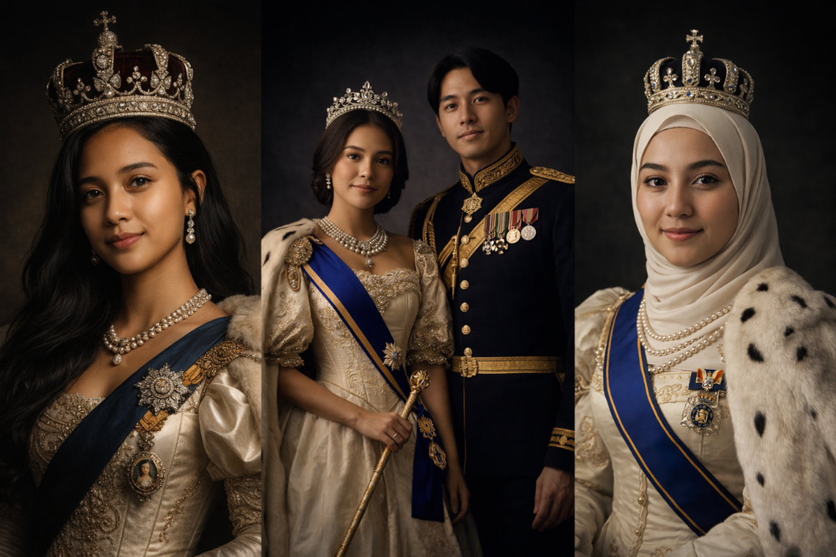 Prompt AI Ratu Wilhelmina Viral di TikTok Edit Foto Jadi Potret Ratu ...
