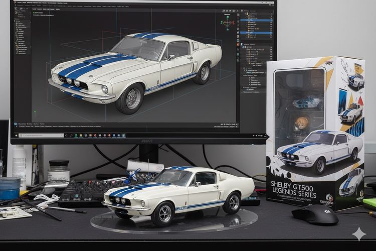 10 Contoh Prompt Gemini AI Miniatur Mobil dan Motor yang Ramai di Medsos