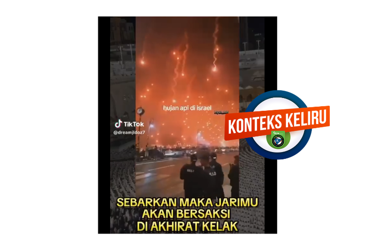 INFOGRAFIK: Konteks Keliru, Video Pesta Kembang Api Dinarasikan Hujan ...