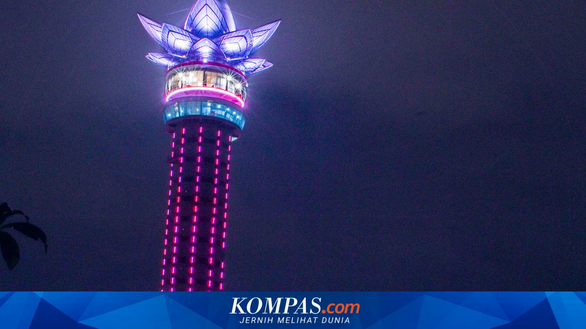 Menara Pandang Teratai yang Menjulang Setinggi 114 Meter di Purwokerto
