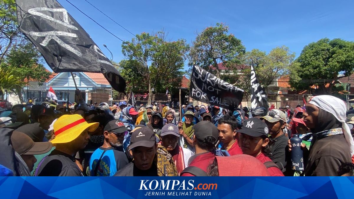 Tolak Proyek SWL, Para Nelayan hingga Petani Tambak Gelar Aksi di Balai ...