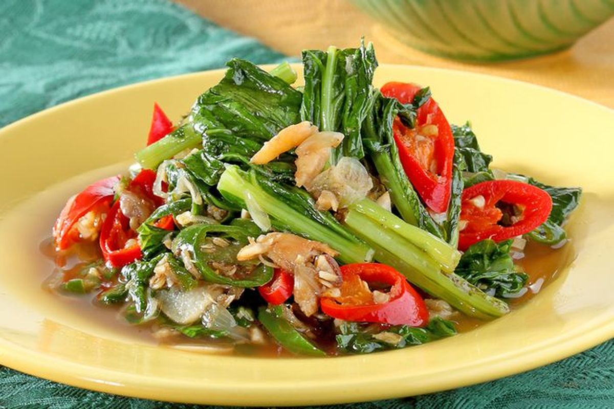 Resep Tumis Caisim Ebi, Lebih Gurih dan Harum