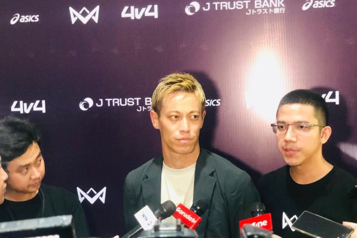 Jepang Vs Indonesia, Ujar Keisuke Honda Soal Laga di Osaka