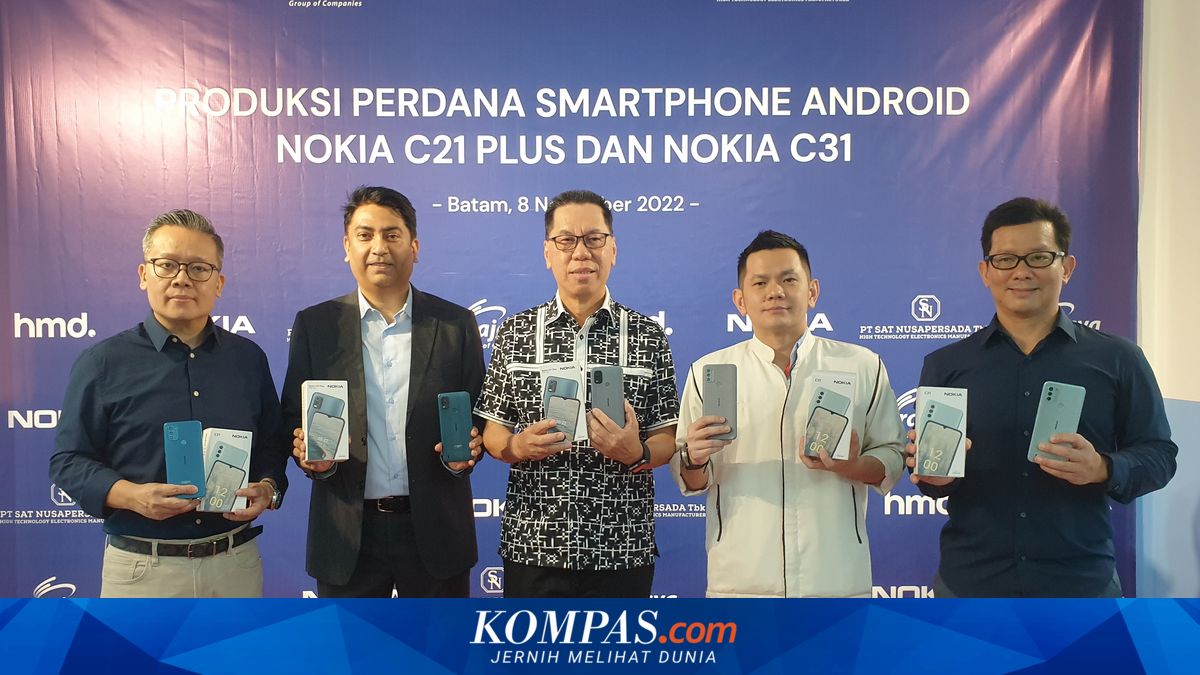 HP Nokia Buatan Indonesia Mulai Diproduksi di Batam