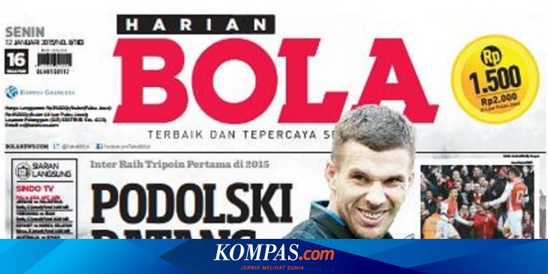 Preview Koran BOLA Hari Ini