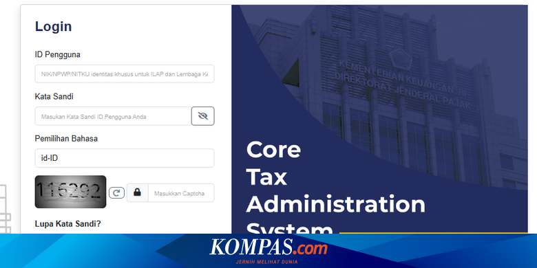 Berlaku 1 Januari 2025, Wajib Pajak Sudah Bisa "Login" Sistem Coretax