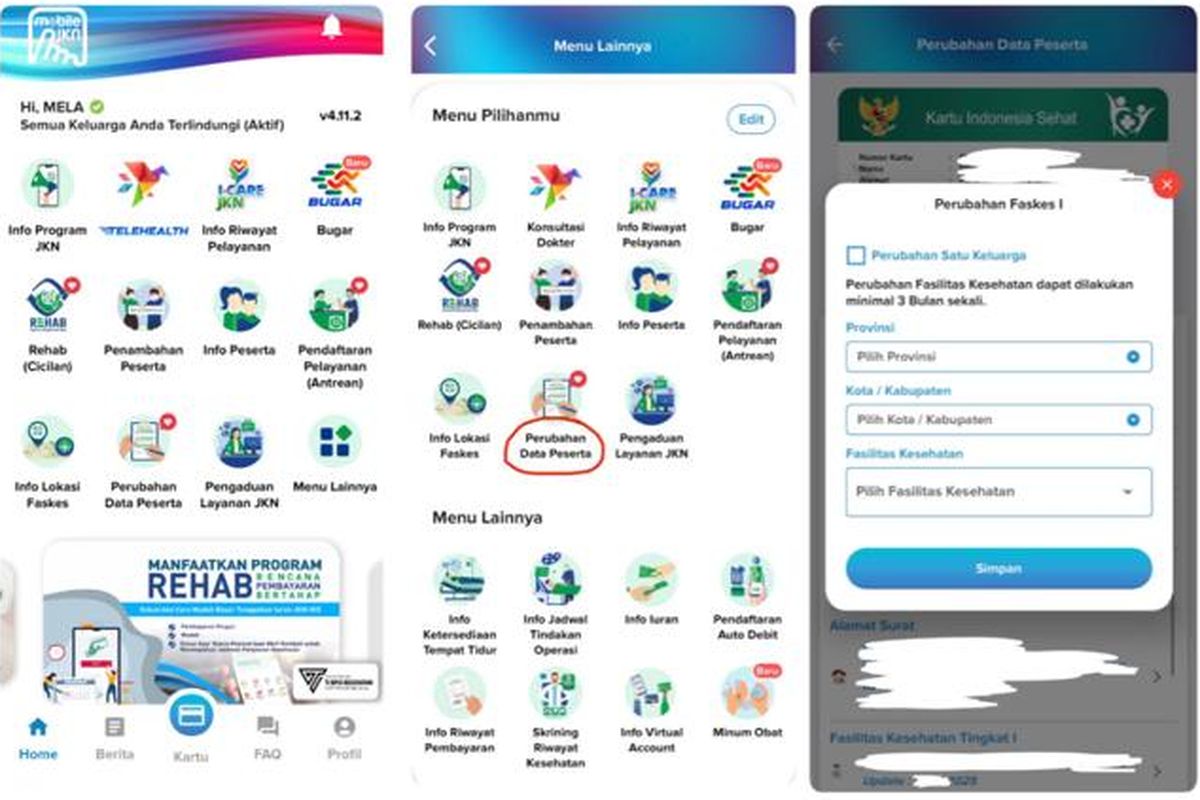 Cara Ganti Faskes BPJS Kesehatan Online Lewat HP via Aplikasi JKN