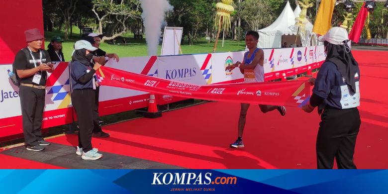 Borobudur Marathon 2022: Nurshodiq dan Pretty Sihite Juara Elite Race