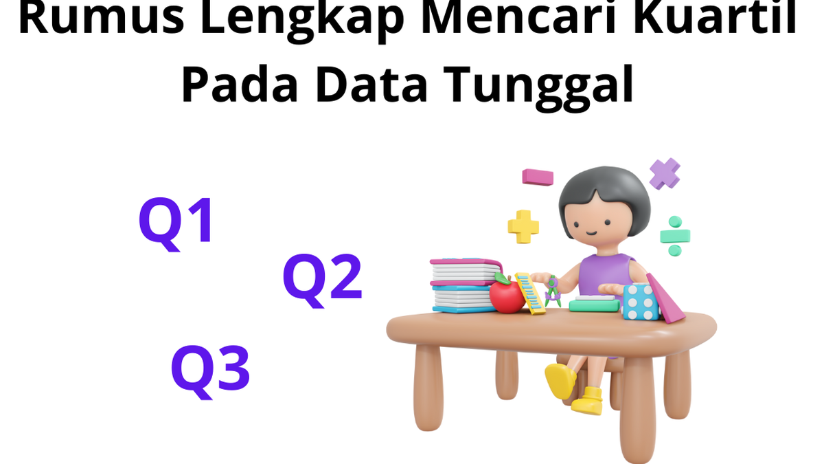 Rumus Lengkap Mencari Kuartil Pada Data Tunggal