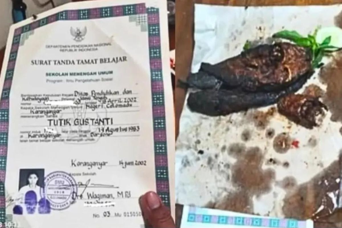 Ijazah SMAN Colomadu Jadi Bungkus Lele Bakar, Netizen Curiga Hanya ...