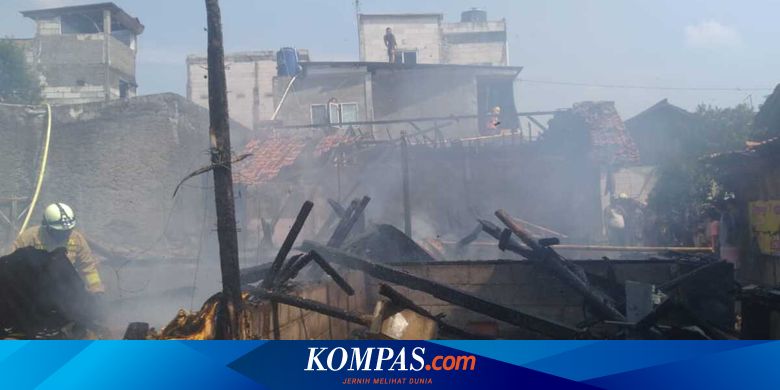 4 Rumah Kontrakan di Kramat Jati Terbakar Gara-gara Sekelompok Bocah ...