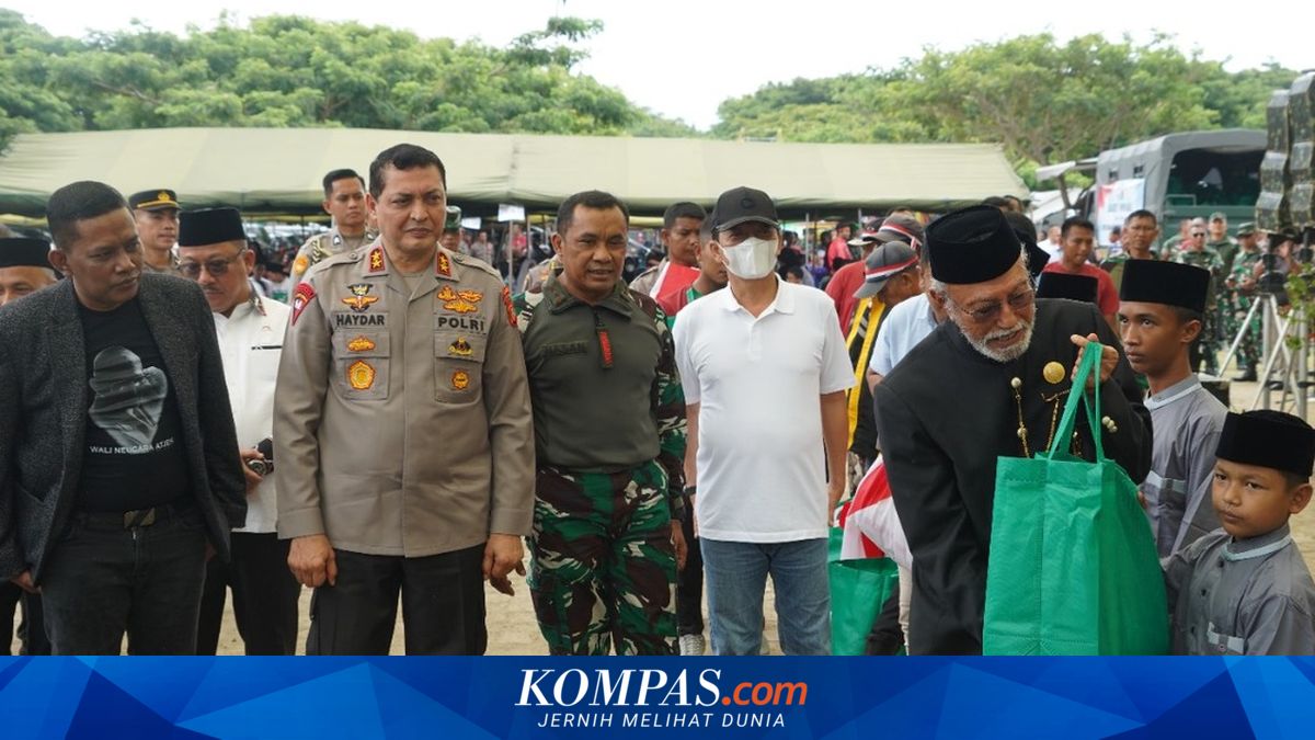 Milad GAM di Lapangan Blang Padang Banda Aceh, Pangdam dan Kapolda ...