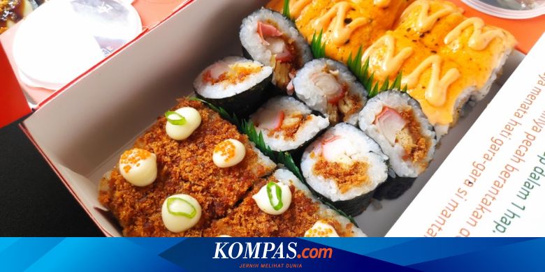 Mencoba Sushi Platter dengan Harga Terjangkau, Harga Mulai Rp 42.500