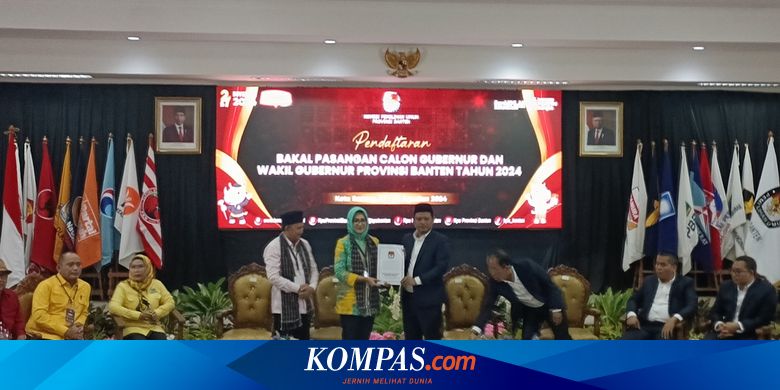 Airin Rachmi dan Ade Sumardi Resmi Daftar Pilkada Banten 2024