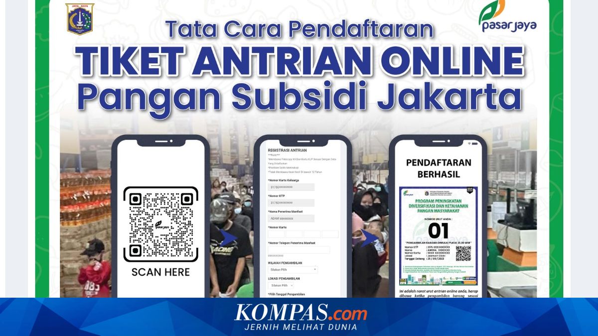 Link dan Cara Daftar Tiket Antrean Pangan Bersubsidi 2025 Online