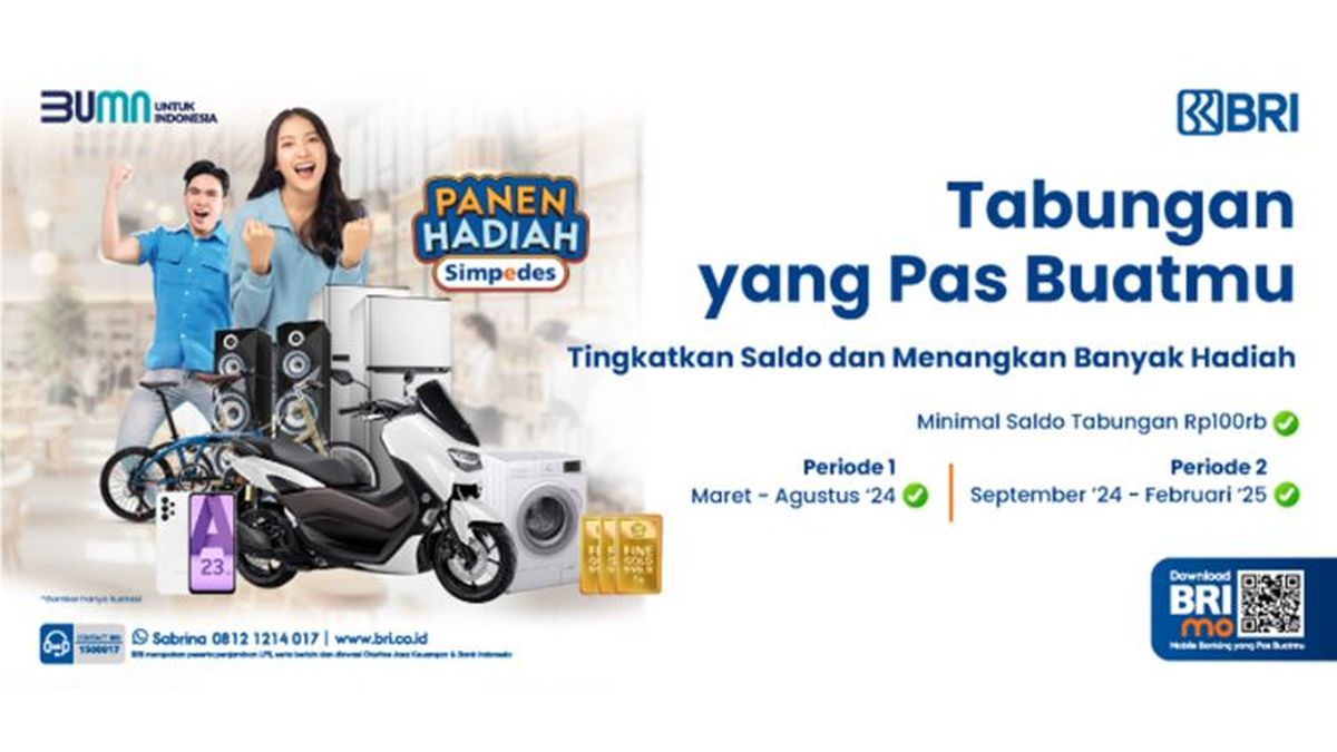 Buka Tabungan BRI Simpedes Bisa Berkesempatan Dapat Mobil hingga Logam ...