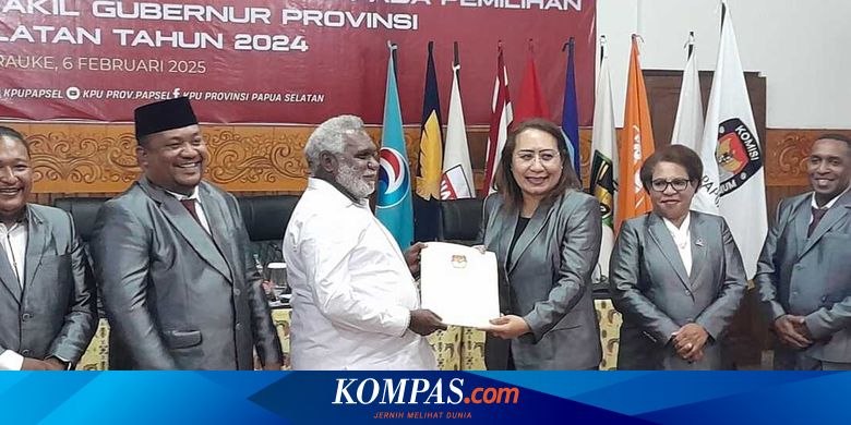 KPU Tetapkan Apolo Safanpo-Paskalis sebagai Gubernur dan Wakil Gubernur ...