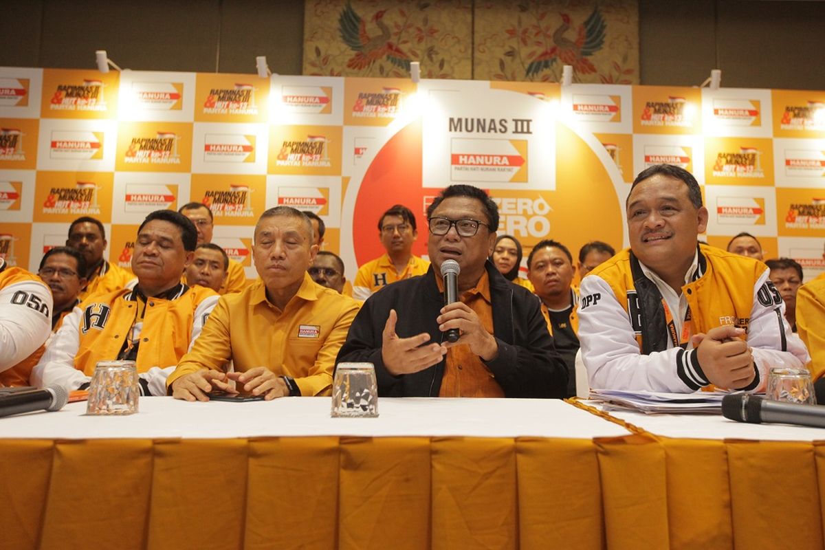 OSO Terpilih Lagi Jadi Ketua Umum Hanura 2019-2024 secara Aklamasi