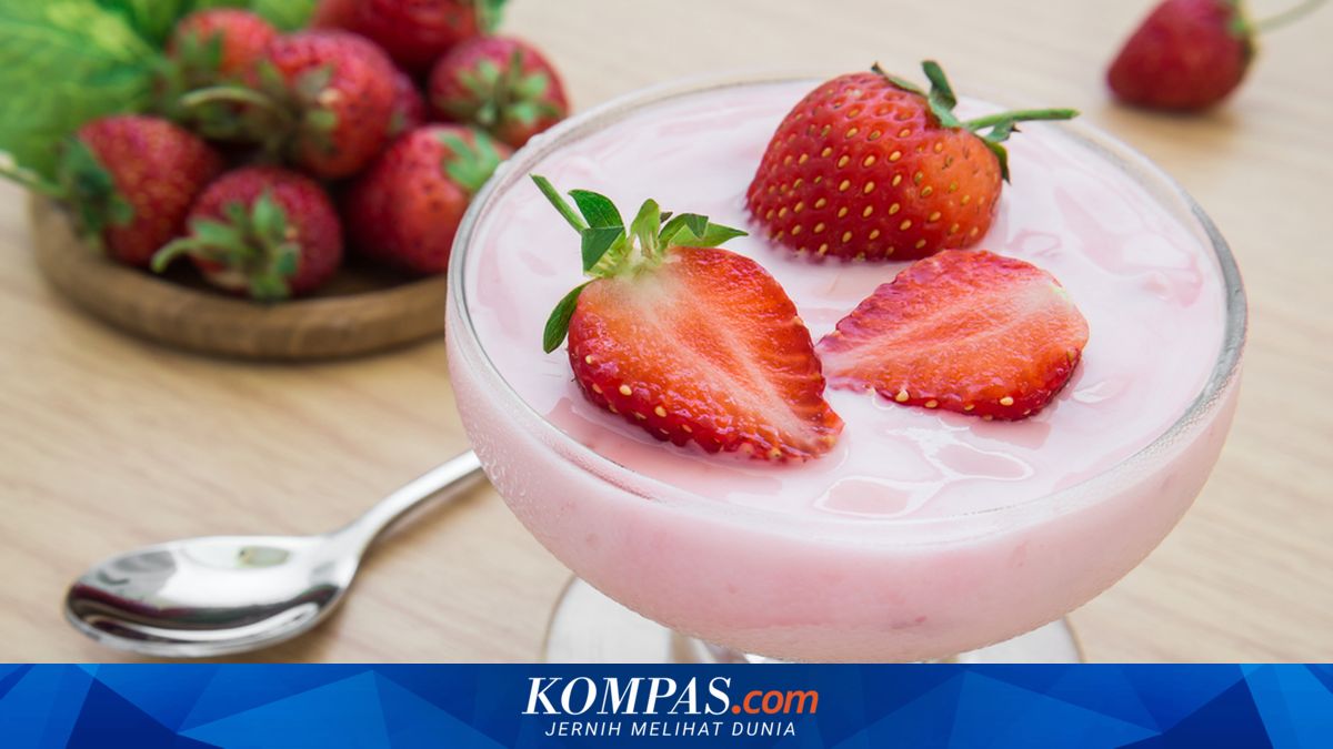 Resep Stroberi Yoghurt, Minuman untuk Lancarkan Pencernaan