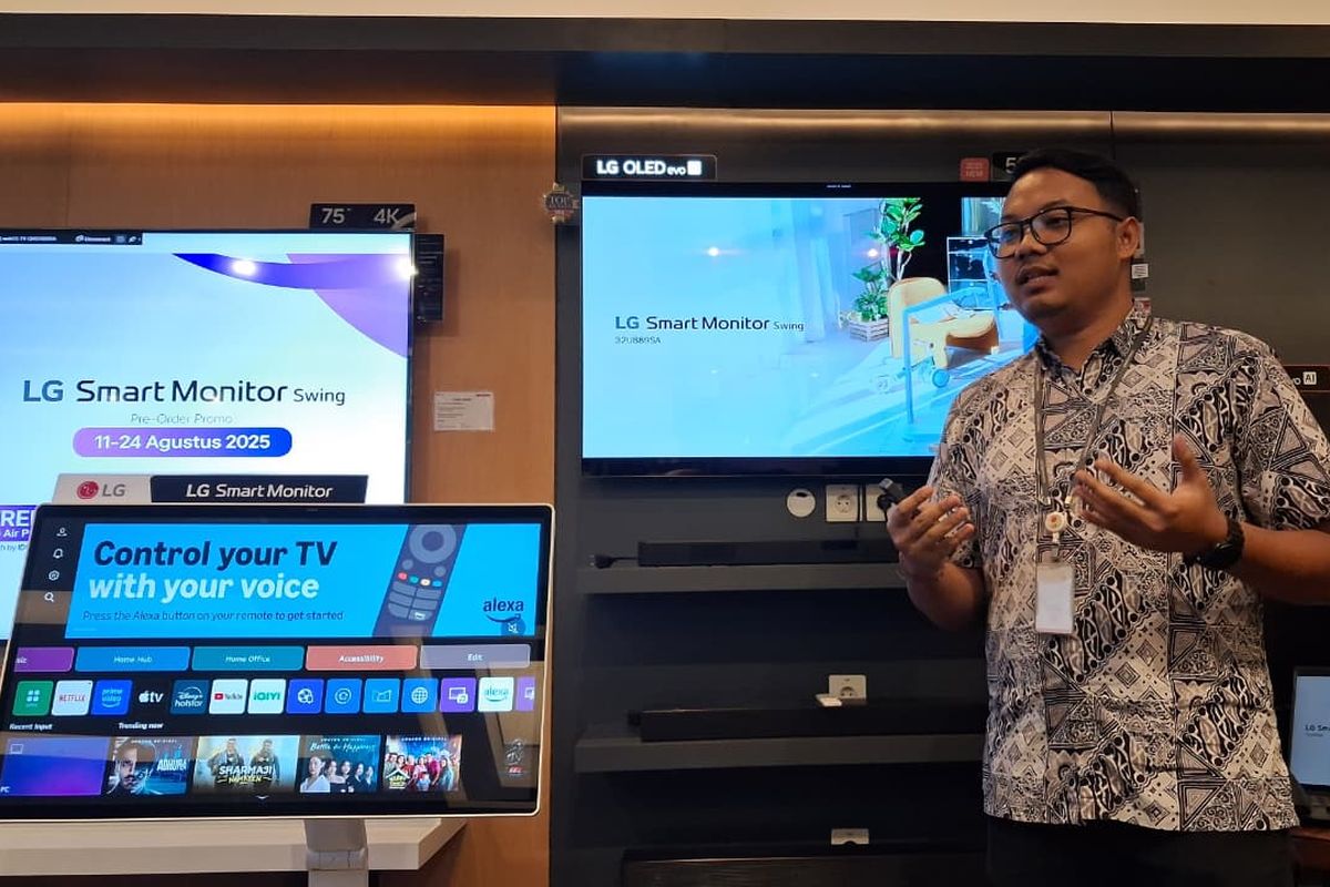 9 Fitur Menarik LG Smart Monitor Swing, Tak Cuma Layar Putar