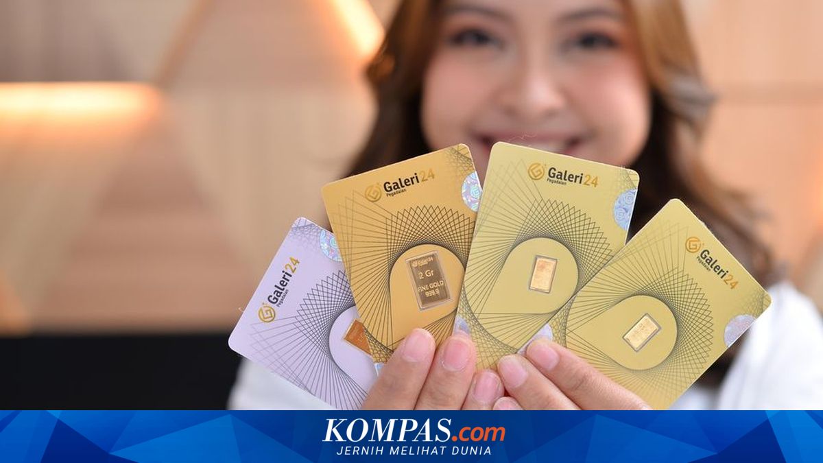 Harga Emas di Pegadaian 8 Januari 2026: Galeri 24 dan UBS Naik