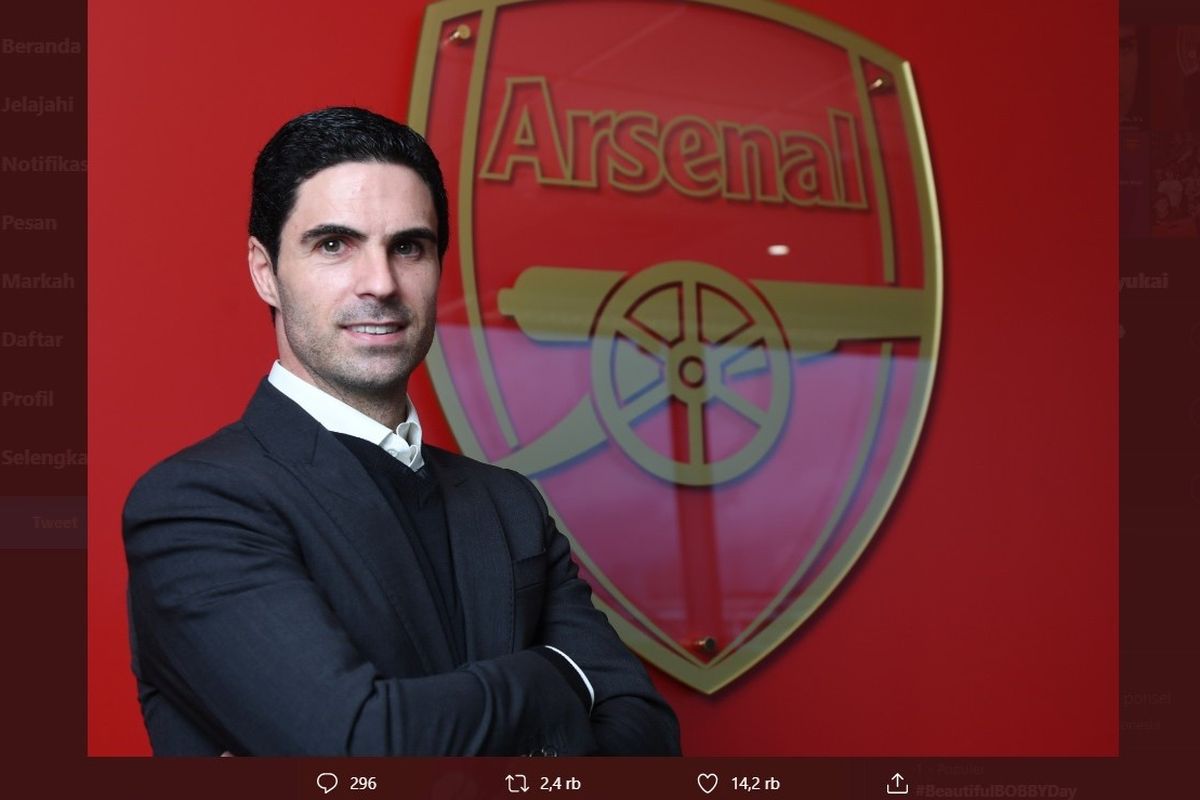 Baru Ditunjuk, Mikel Arteta Sudah Bikin Sejarah di Arsenal