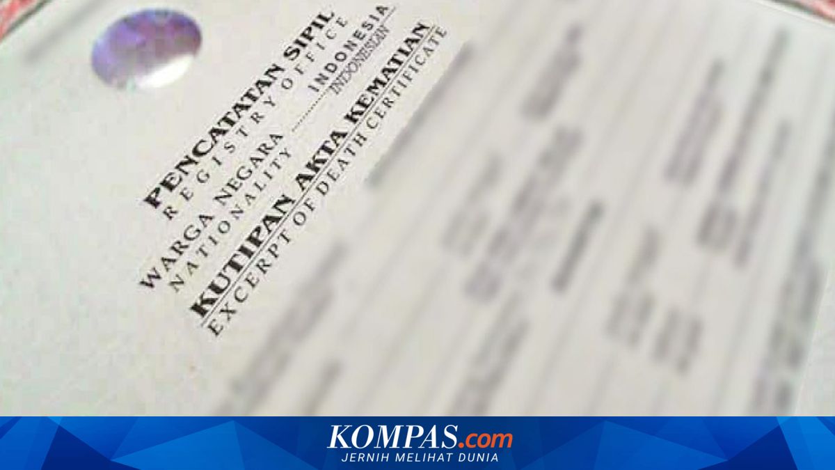Gratis, Ini Syarat dan Prosedur Mengurus Akta Kematian