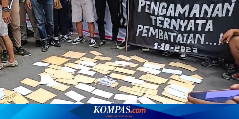 Aremania Kirim 500 Surat Asa Keadilan untuk Presiden Jokowi melalui ...